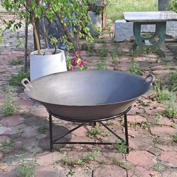 Chảo Gang Công Nghiệp | Chảo Gang Đốt Lửa Trại | Chảo Lá Sen | QT